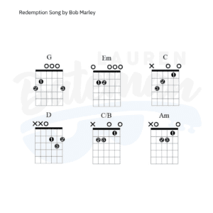 Redemption Song Chord Chart - Lauren Bateman Guitar